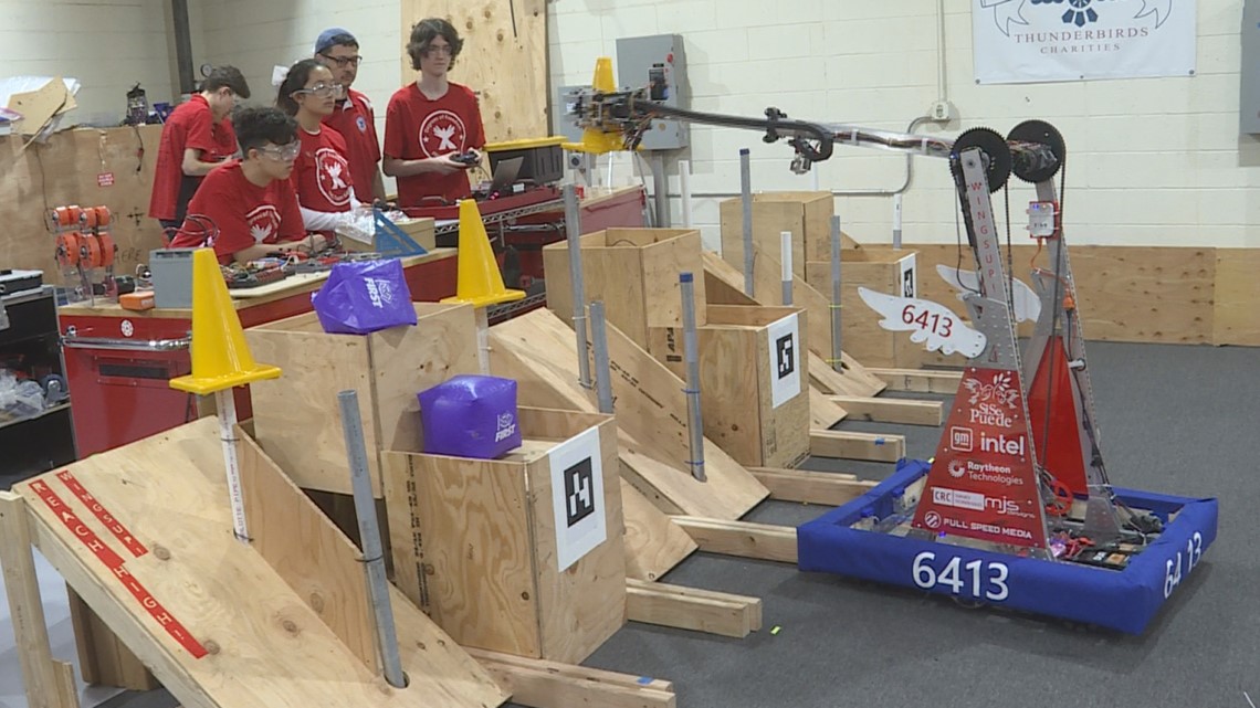 Robotics team wins Impact Award | 12news.com