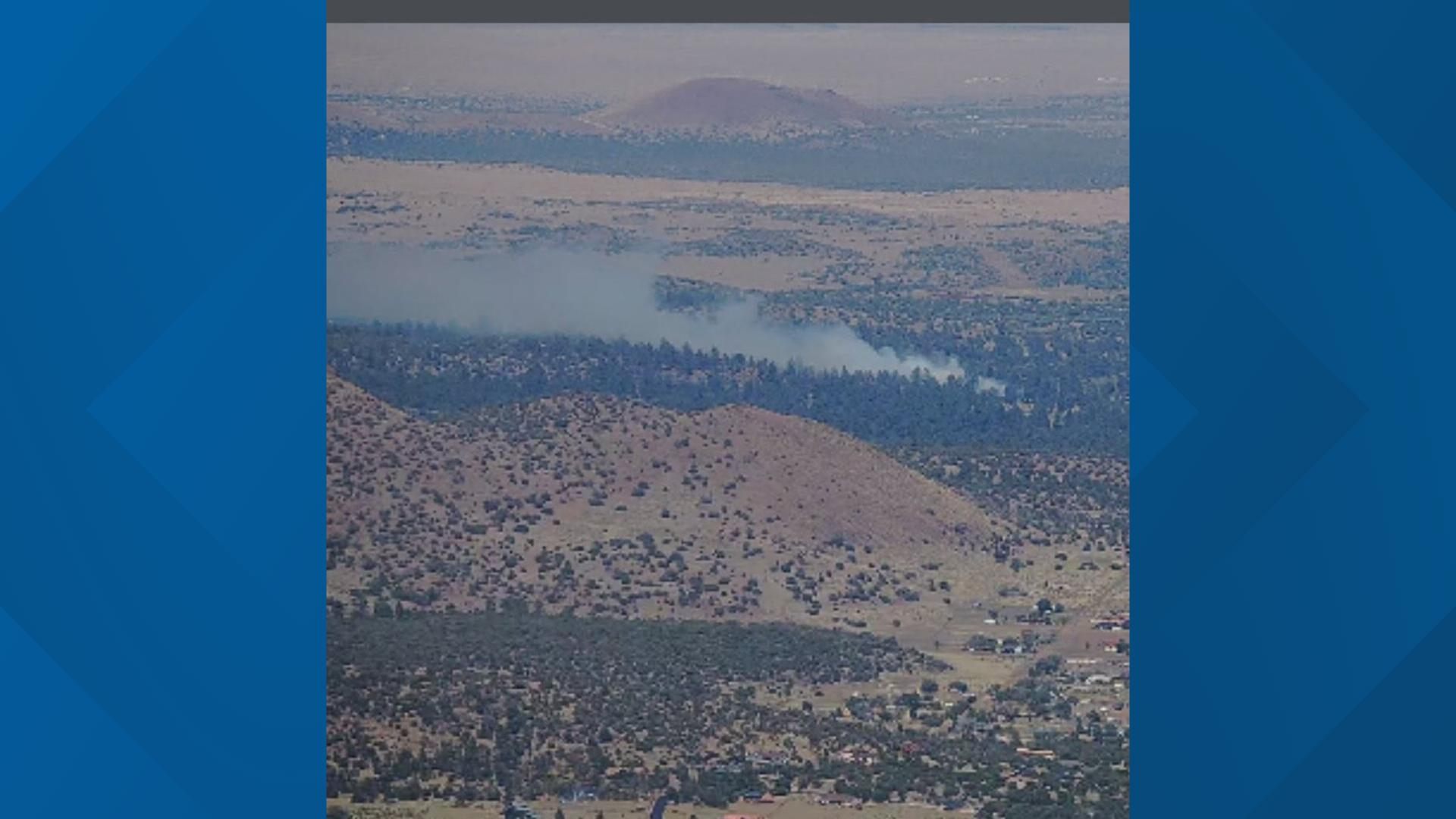 Papa Fire burns 100 acres east of Flagstaff, forest service says ...