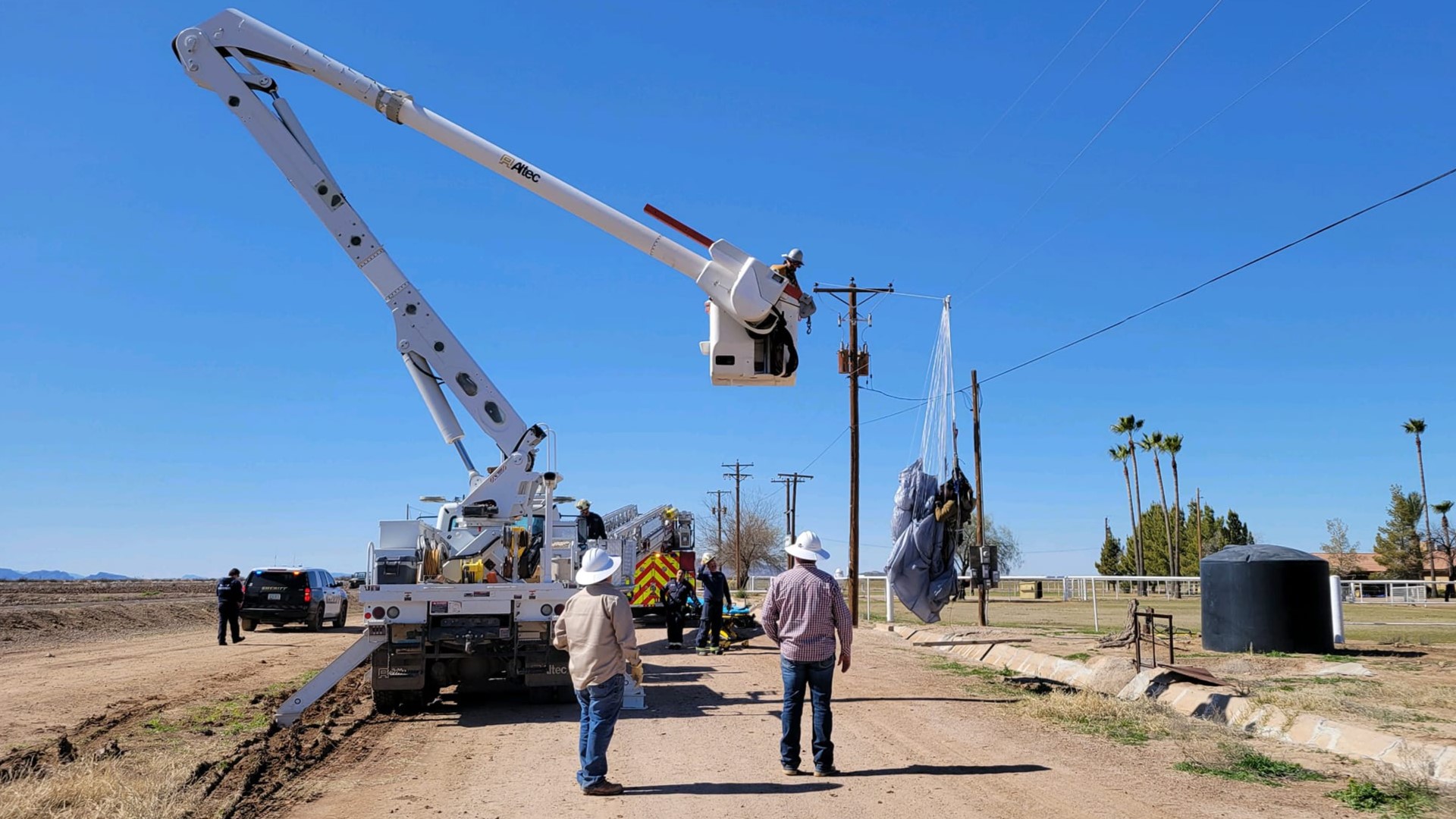 Skydiver rescued in Eloy after caught in power lines | 12news.com
