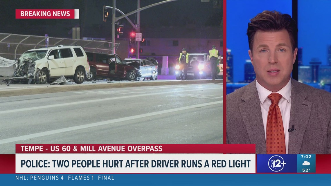Impairment believed to be a factor in serious Tempe crash | 12news.com
