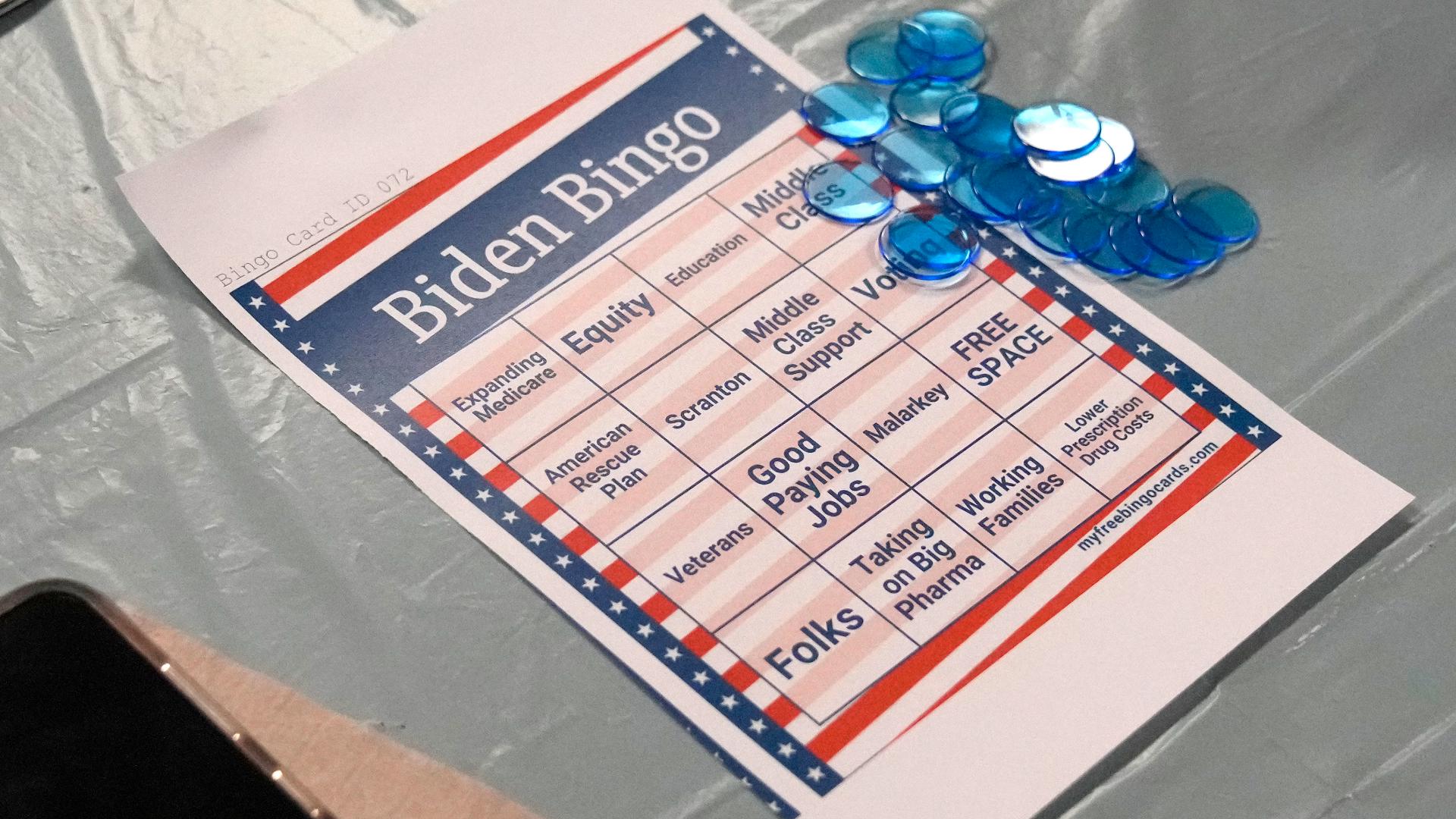 Biden campaign brings 'Biden Bingo' to Scottsdale | 12news.com