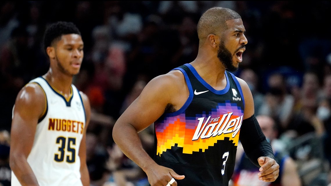 SUNS: Suns lose season opener to Nuggets 110-98 | 12news.com