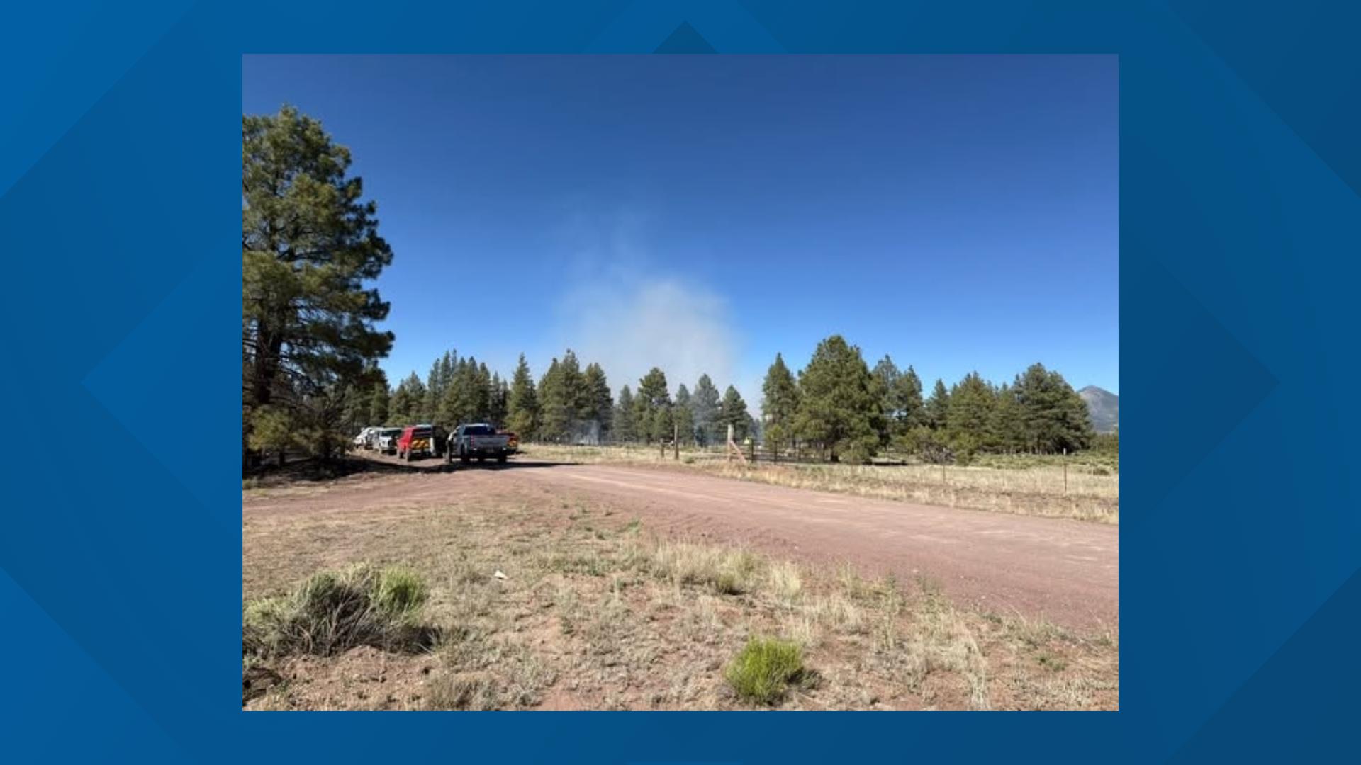 Spring Fire burning northeast of Williams; SET status in place | 12news.com