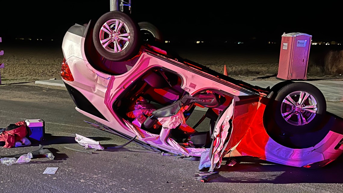PCSO deputy rear-ended in San Tan Valley crash | 12news.com