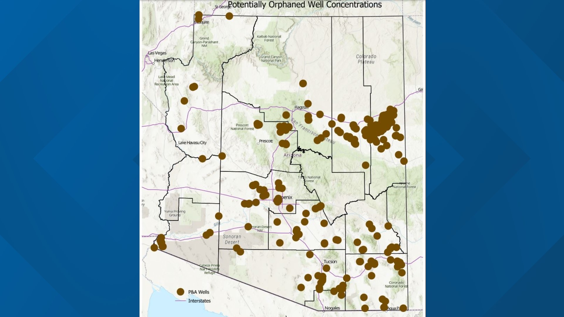 Arizona starting to plug up its 246 gas-leaking orphaned wells | 12news.com
