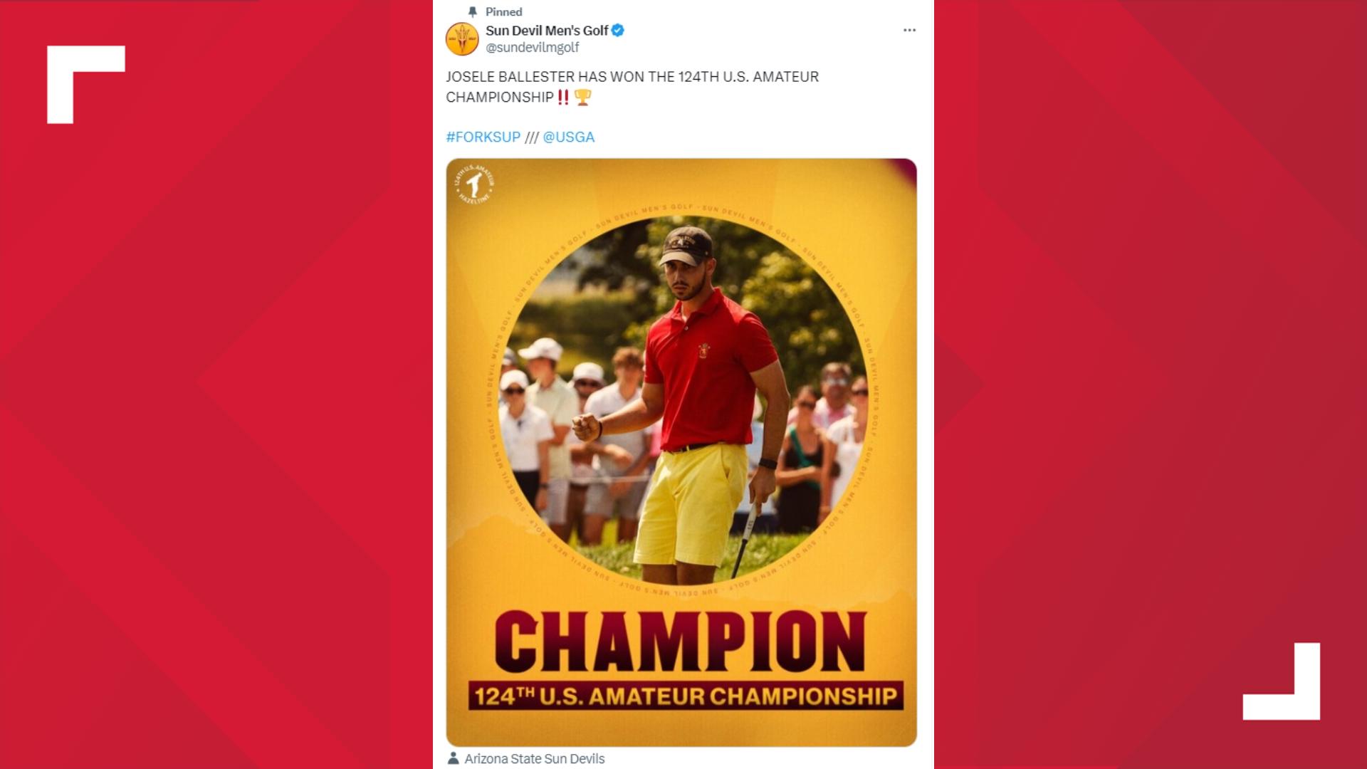 ASU golfer wins U.S. Amateur Championship | 12news.com