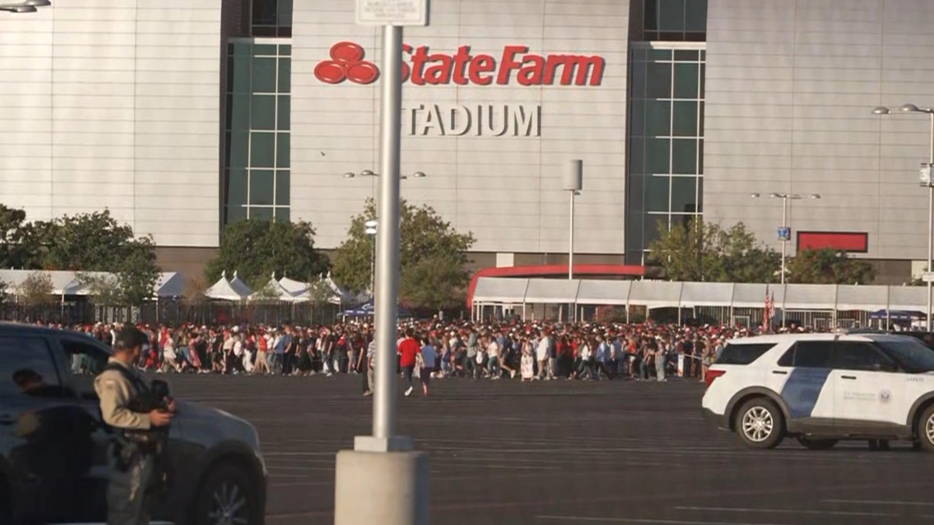 Thousands fill State Farm Stadium for Charlie Kirk memorial in Arizona ...