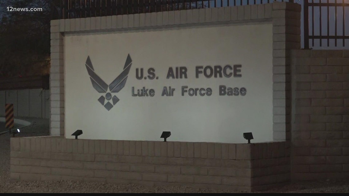Man dies after allegedly driving through gate at Luke Air Base | 12news.com