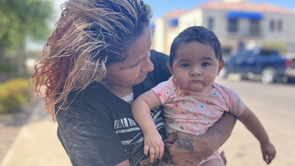 Family with newborn struggles to fight homelessness in Phoenix | 12news.com