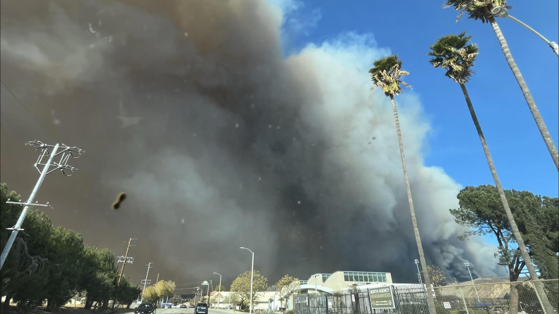 New fire prompts evacuations in Los Angeles County | 12news.com