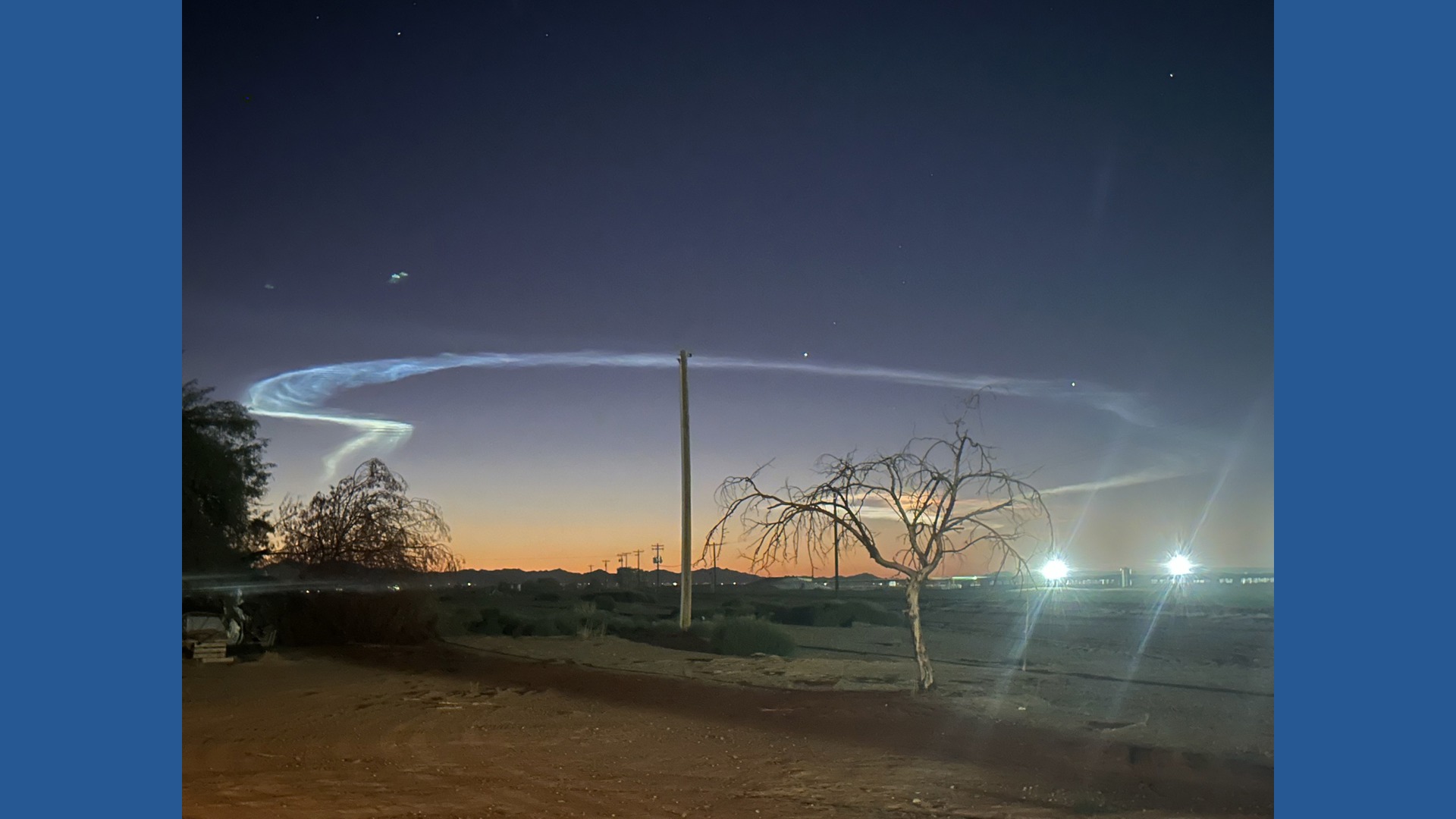 SpaceX launch as seen in Arizona | Oct. 27, 2025 | 12news.com