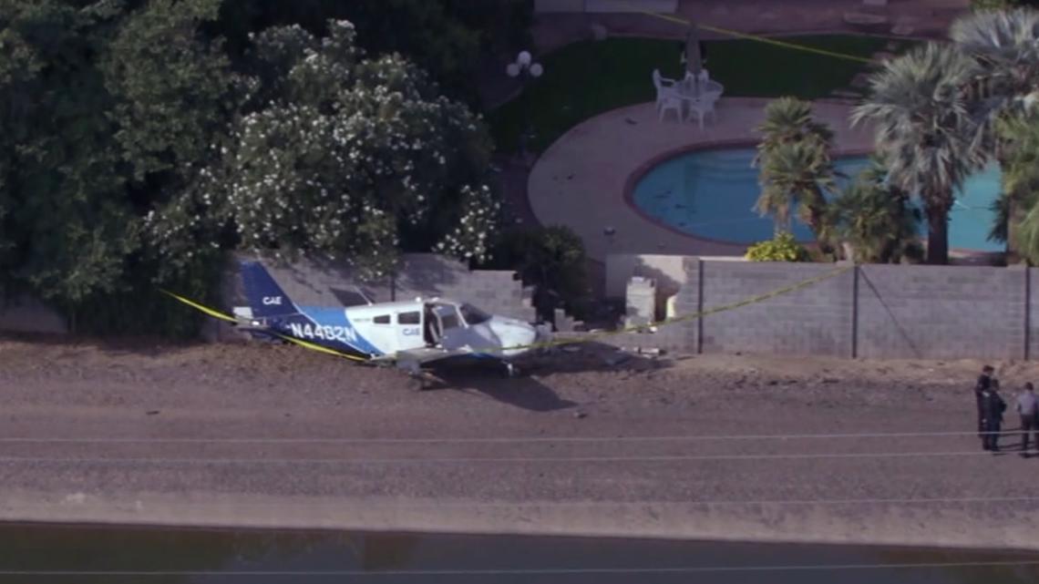 2 people walk out of plane crash safely near Mesa's Falcon Field ...