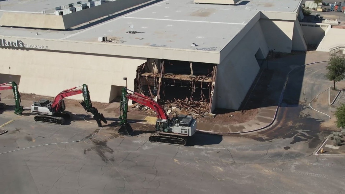 'Bill and Ted's Excellent Adventure' mall demolition begins | 12news.com