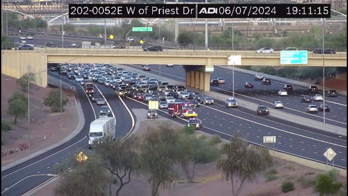 Eastbound lanes of Loop 202 Red Mountain reopen in Tempe | 12news.com