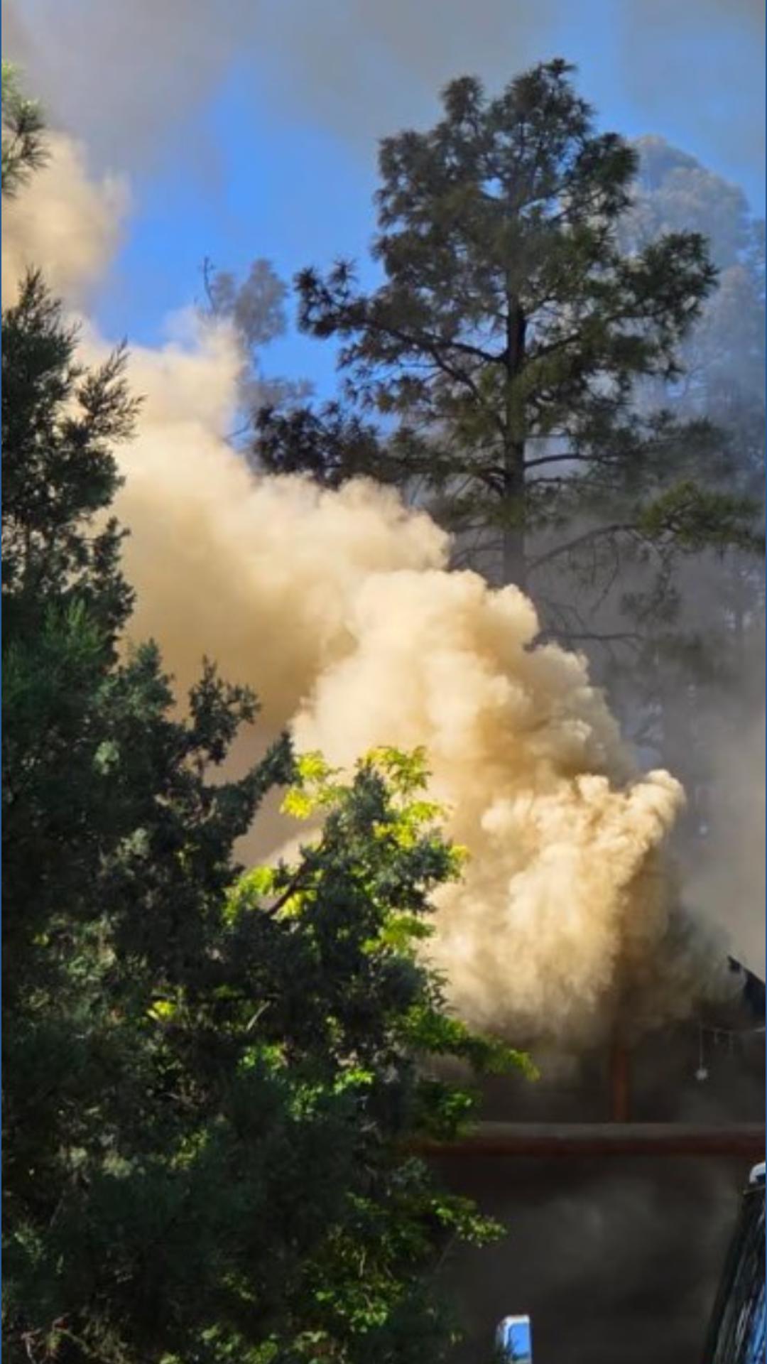 Rural Arizona residents evacuate due to large house fire | 12news.com