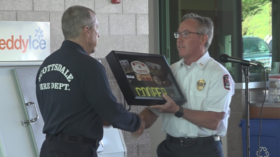 Scottsdale fire captain retires after 45 years of service | 12news.com