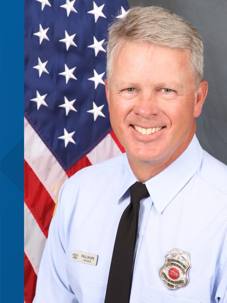 Mesa Fire announces death of fire engineer Paul Shupe | 12news.com