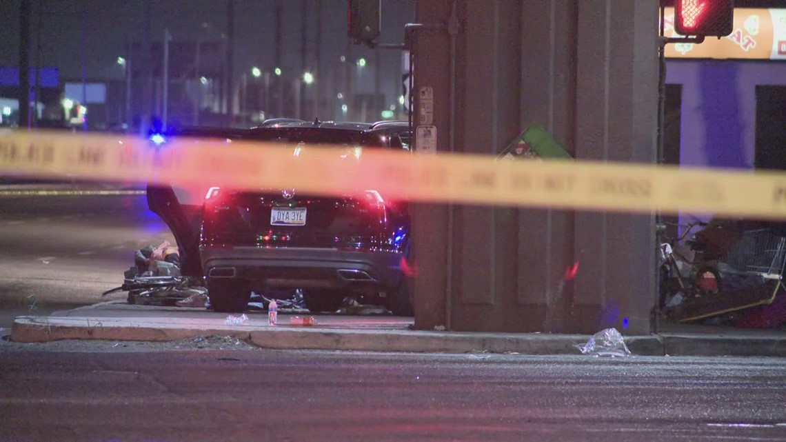 PD: Suspected DUI driver crashes into 3 pedestrians in Phoenix | 12news.com