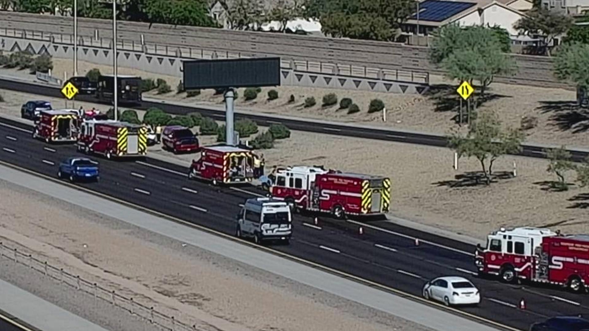 DPS: Several people taken to hospital after Loop 303 crash | 12news.com