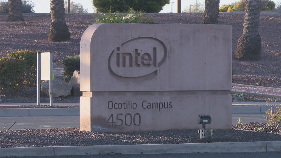 Intel issues another layoff notice in Arizona, records show | 12news.com