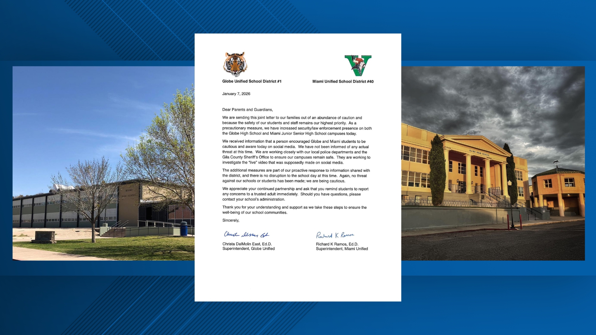 Globe High School and Miami Junior Senior High School increase security ...