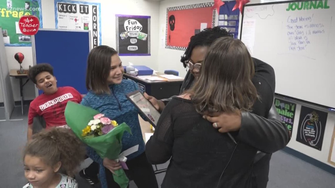 12 News A+ Teacher: Erica Burrell at Simpson School | 12news.com
