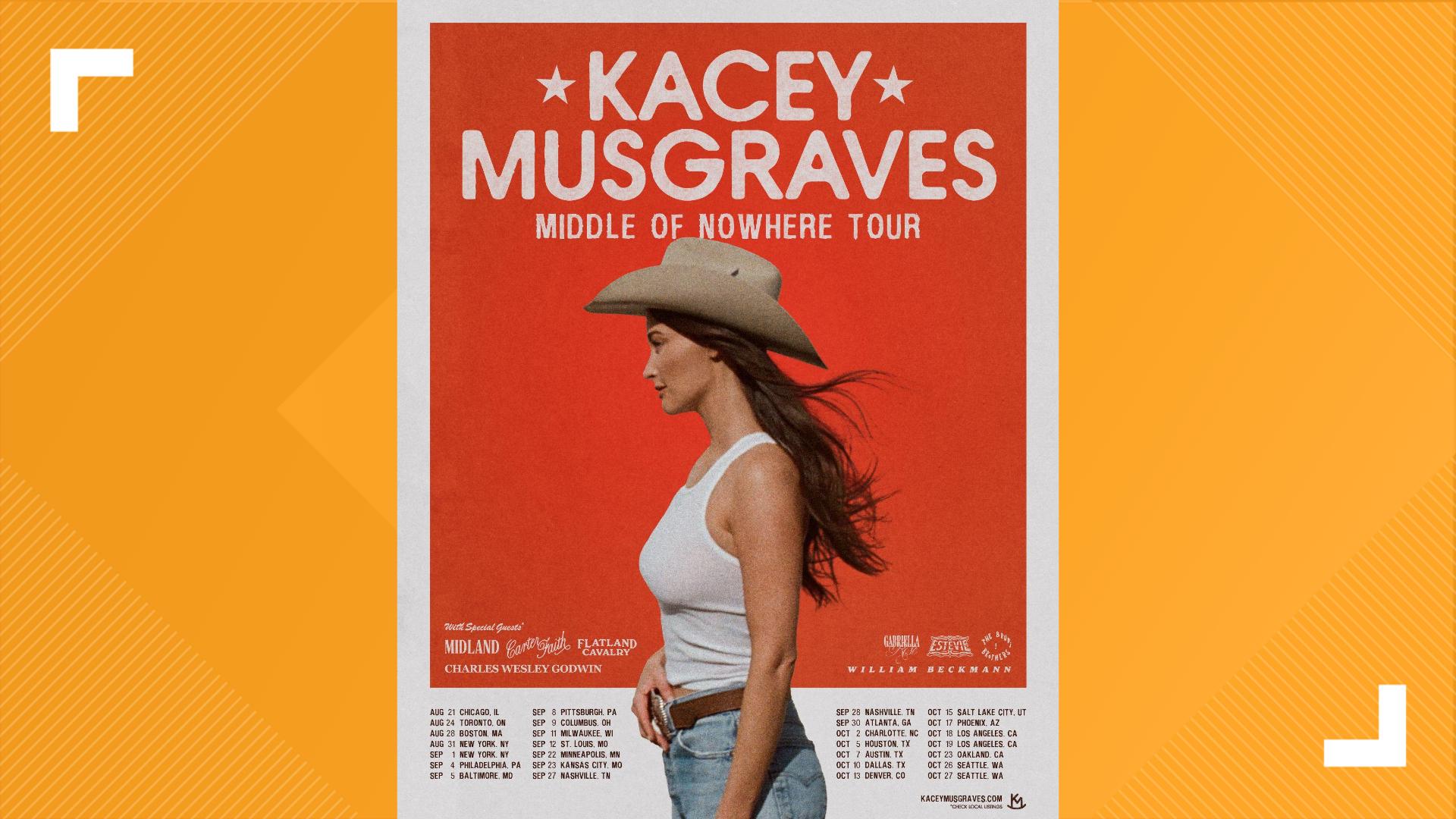 Kacey Musgraves announces Phoenix concert stop for 'Middle of Nowhere ...