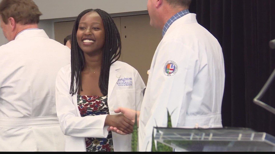 Future doctors celebrate Creighton University ceremony | 12news.com