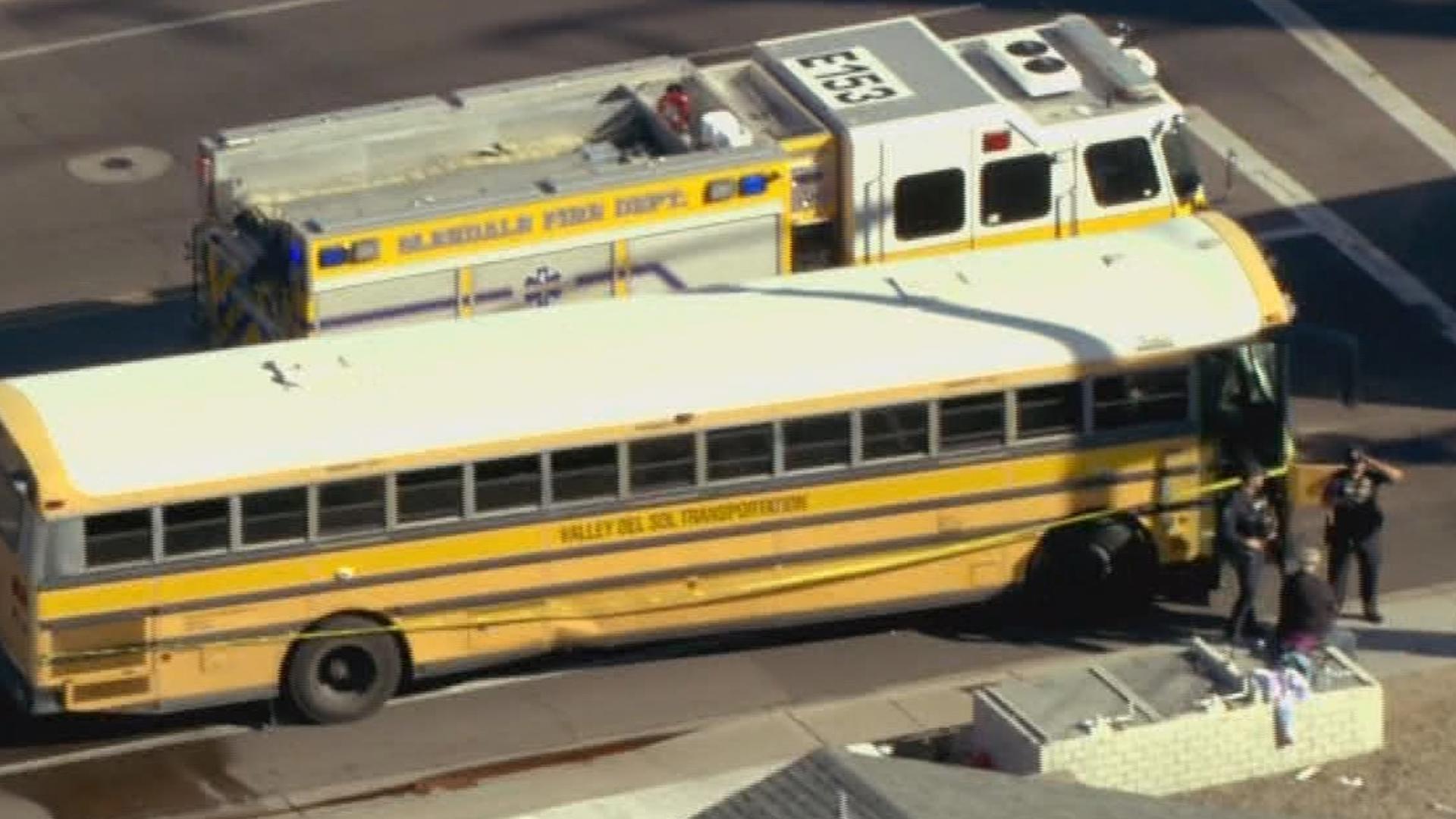 School buses involved in West Valley crash | 12news.com