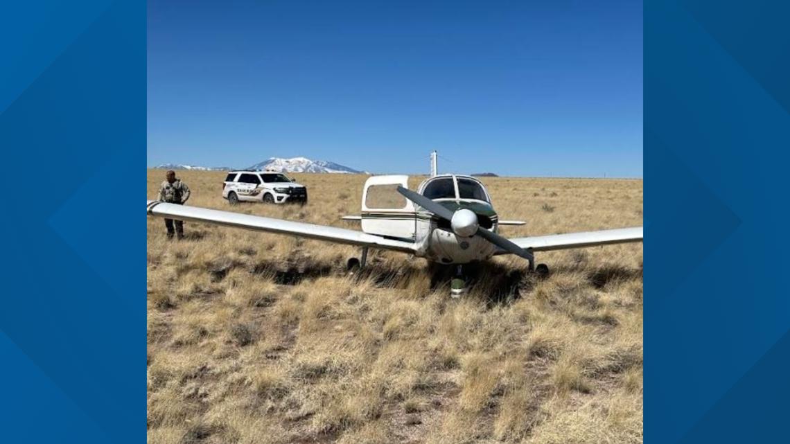Engine issue force airplane to land in Arizona field | 12news.com