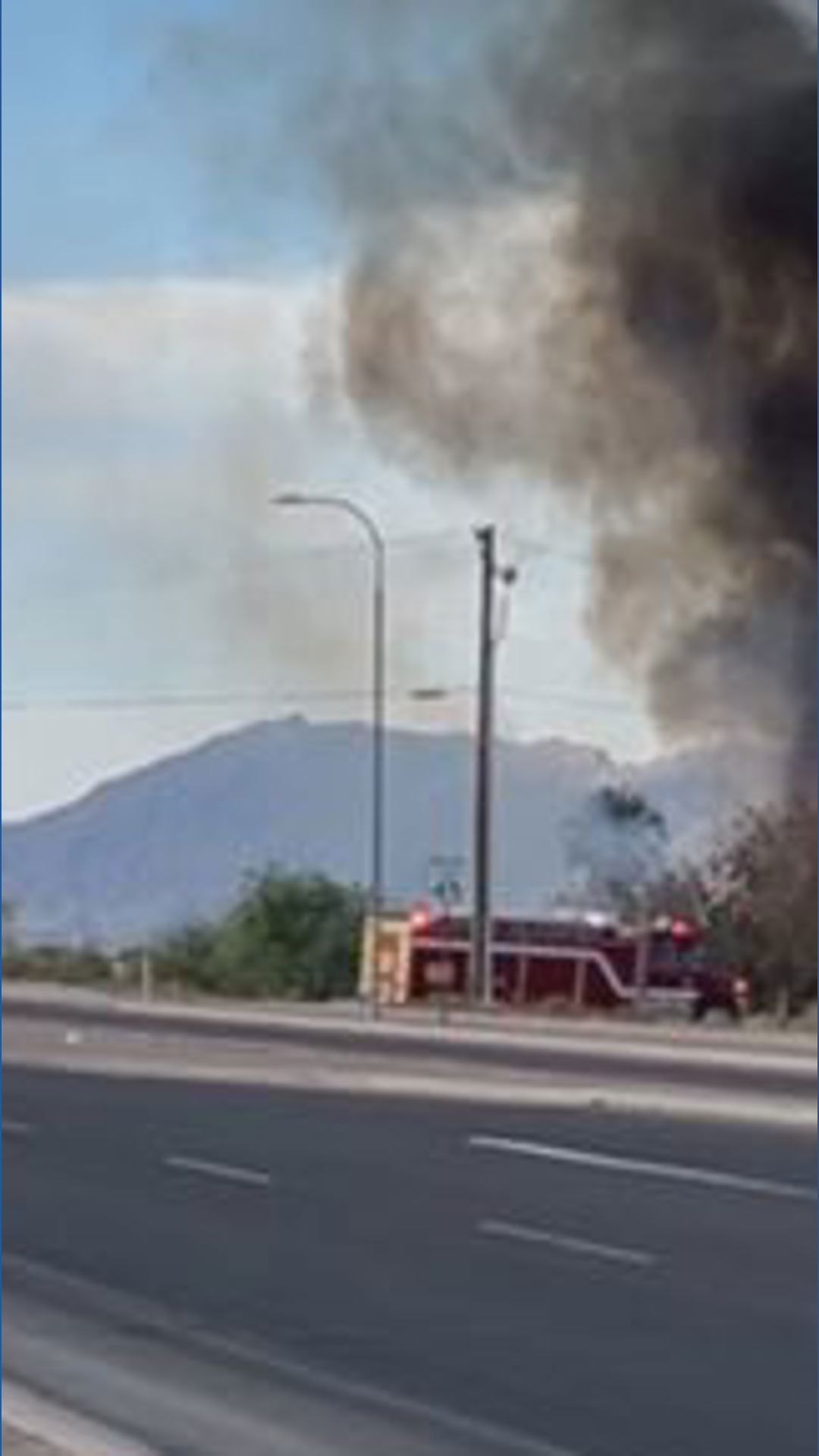 Crews battle brush fire in west Phoenix | 12news.com