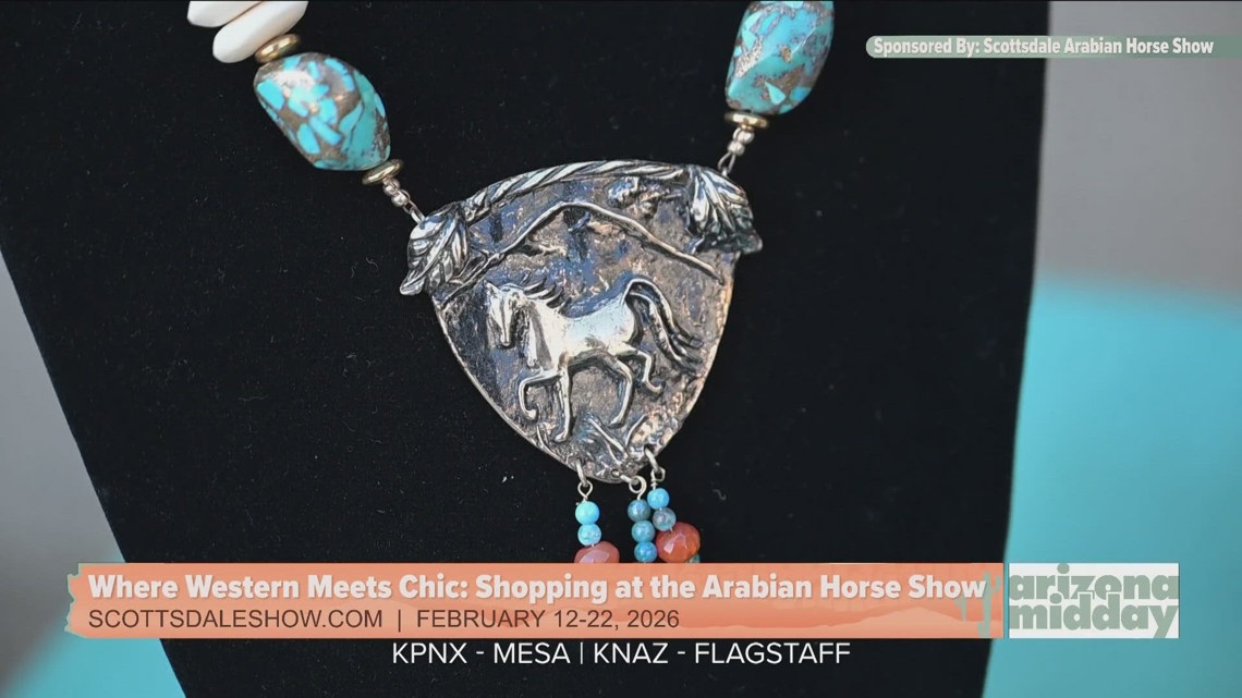 Where western meets chic: Shopping at the Arabian Horse Show | 12news.com