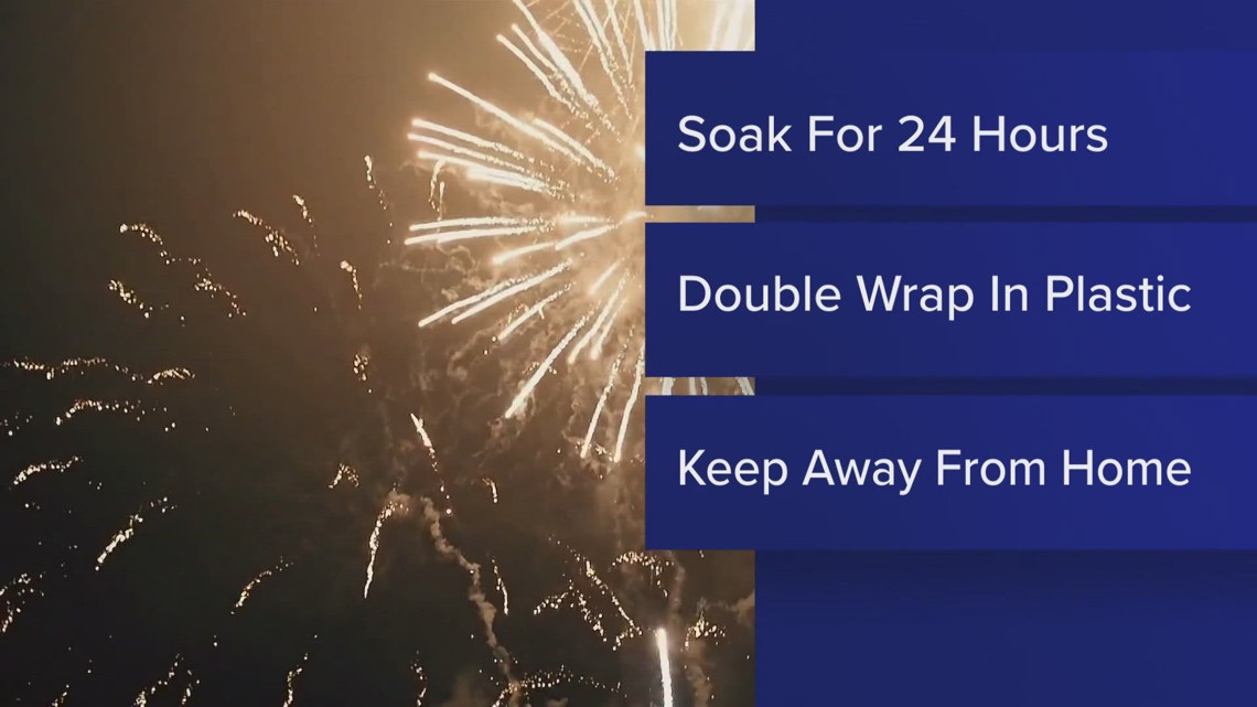 Safely disposing of fireworks | 12news.com
