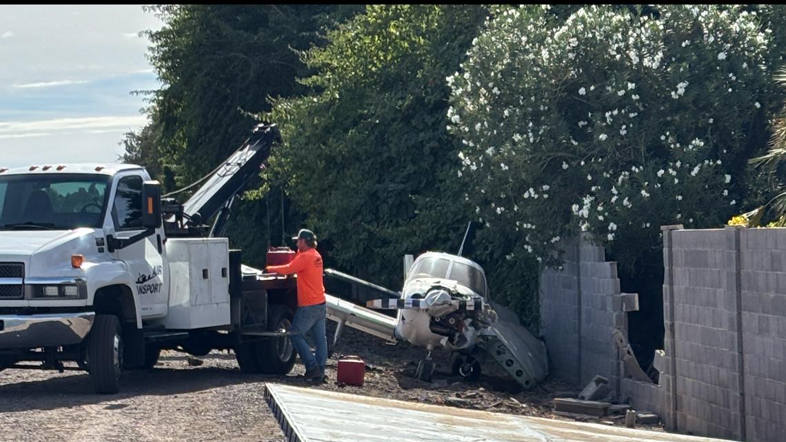2 people walk out of plane crash safely near Mesa's Falcon Field ...