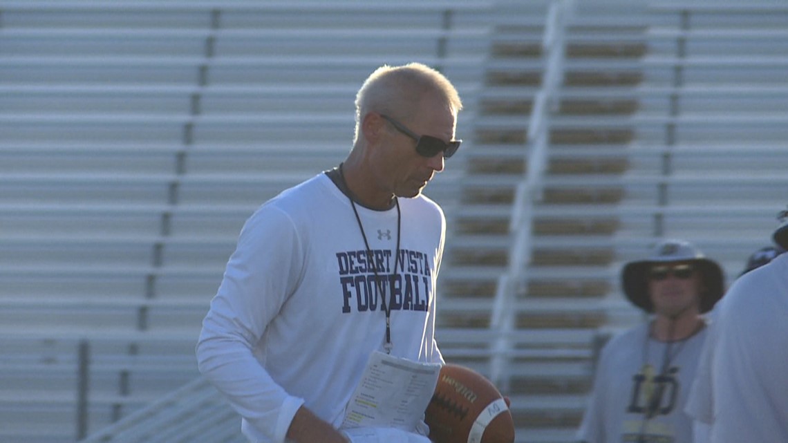 Desert Vista head football coach Scooter Molander steps down | 12news.com