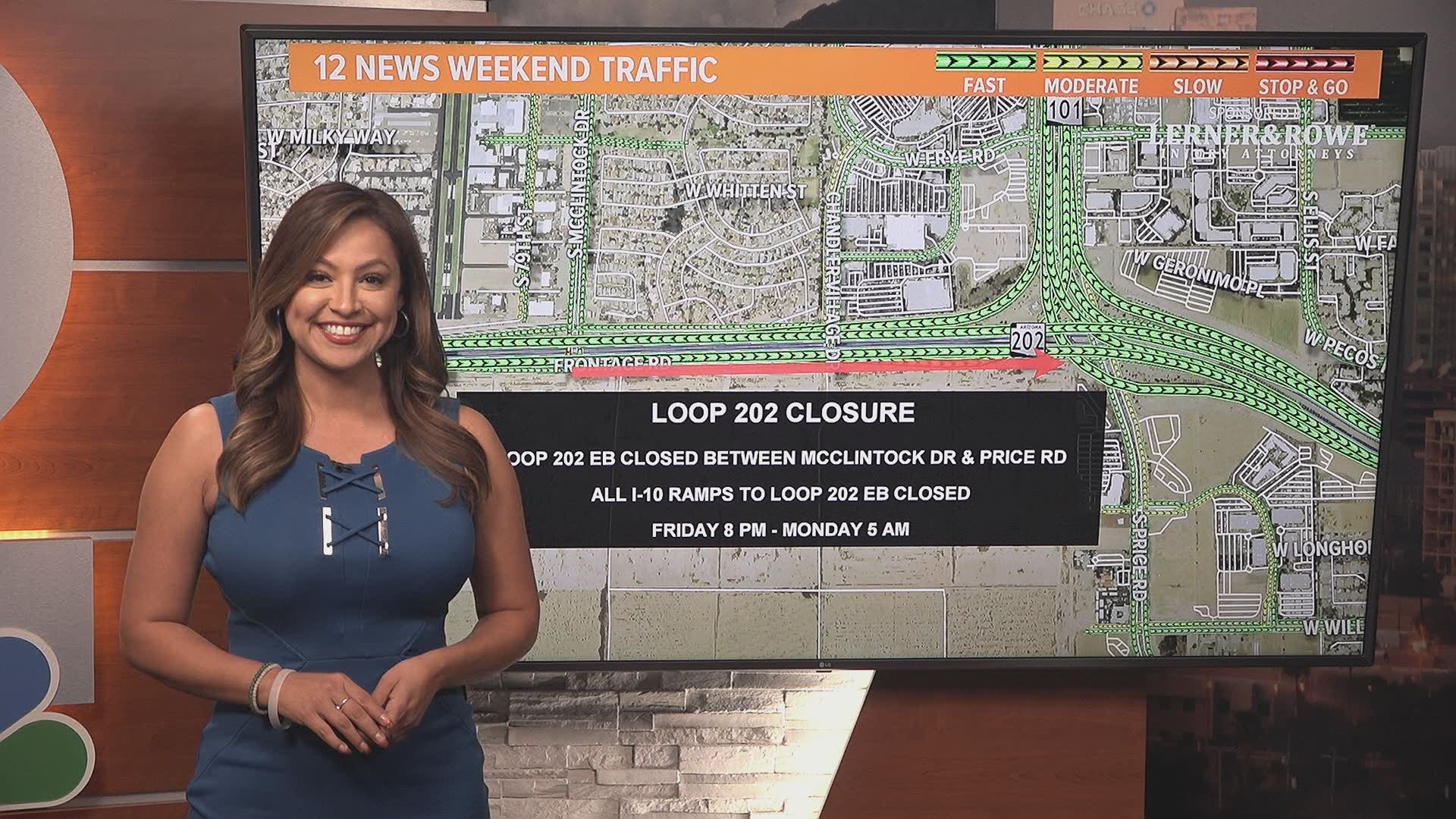 Weekend traffic report for Nov. 6 - Nov. 9 | 12news.com