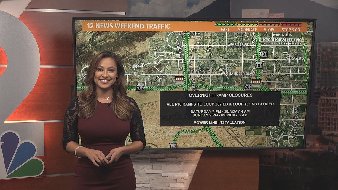 Weekend traffic report for Jan. 22 - Jan. 25 | 12news.com