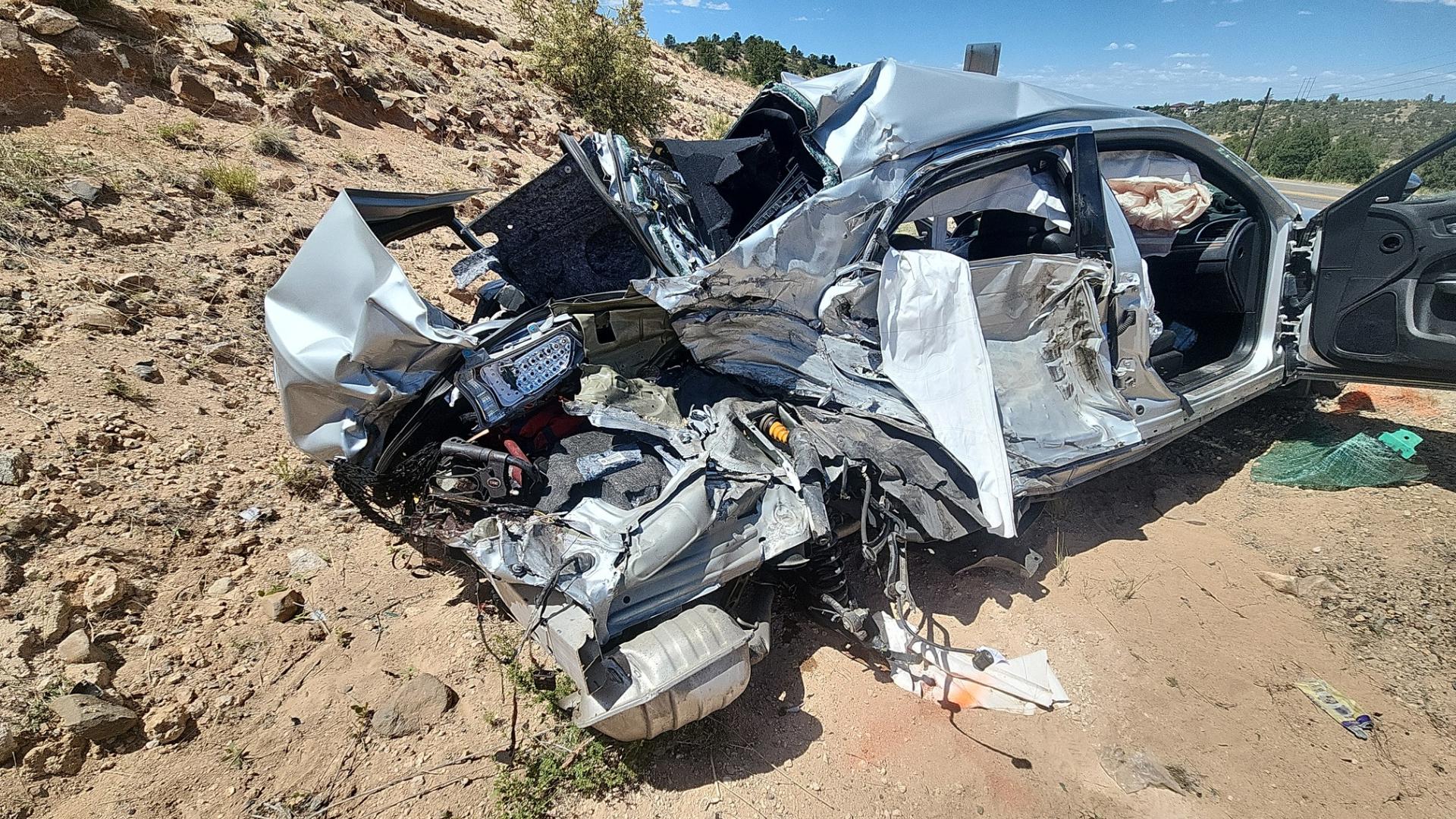 Cement mixer hits car near Prescott, 1 dead | 12news.com