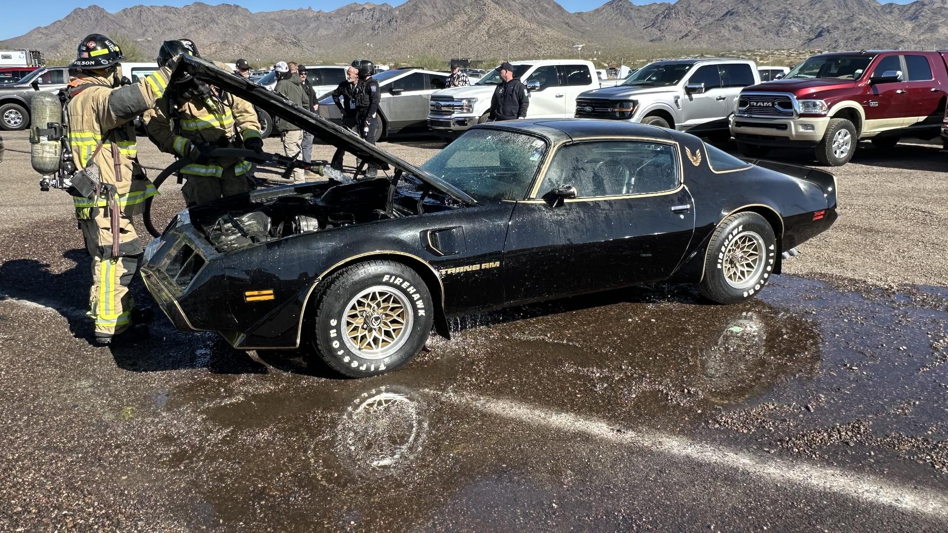 Firefighters called to car fire at Barrett Jackson auction | 12news.com