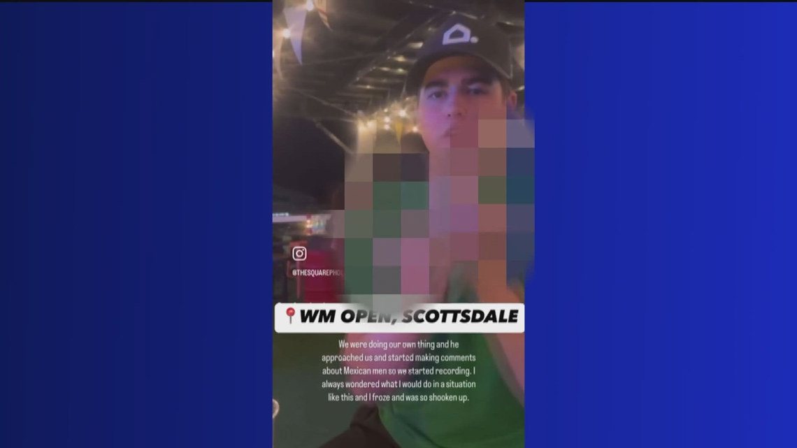 Body cam footage released of man arrest at Phoenix Open | 12news.com