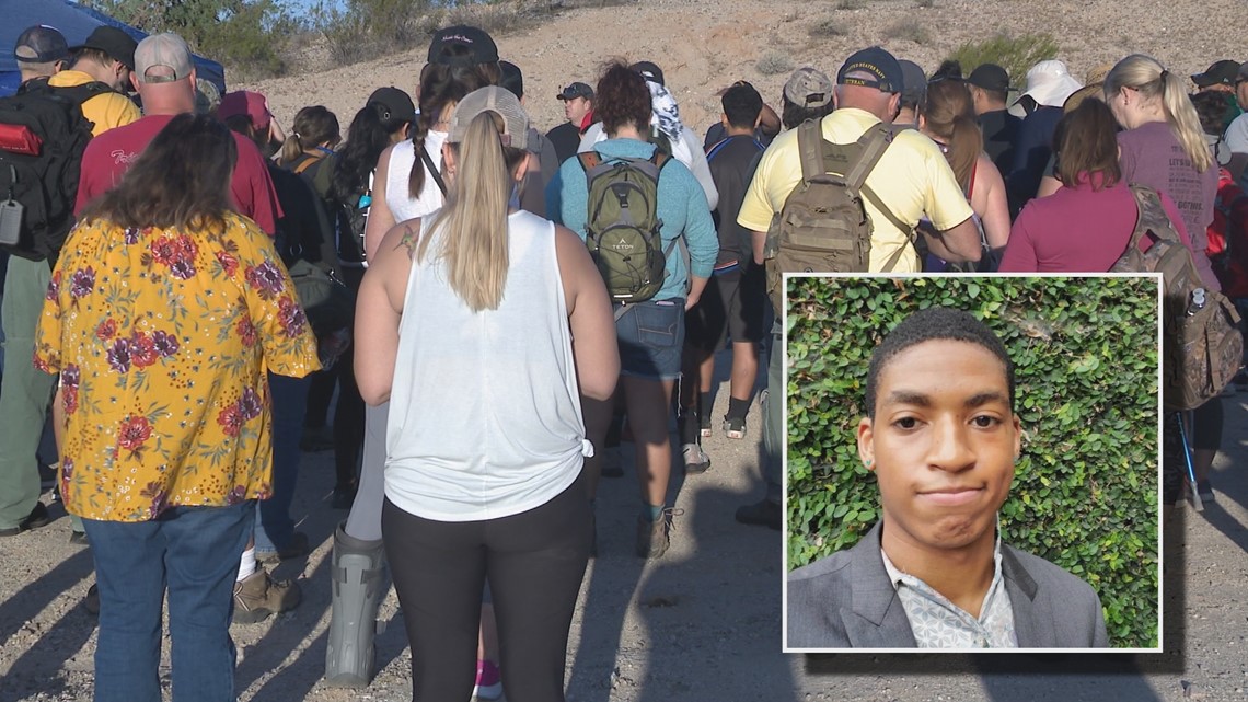 Dad leads ninth search for son Daniel Robinson, hundreds of volunteers ...