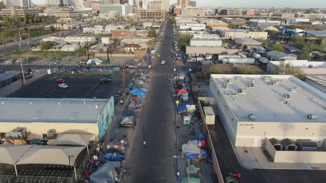 Legal fight over Phoenix homeless encampment essentially ends | 12news.com