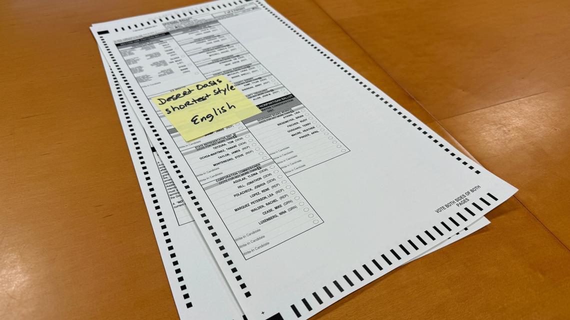 Lengthy Maricopa County ballots could create long lines | 12news.com