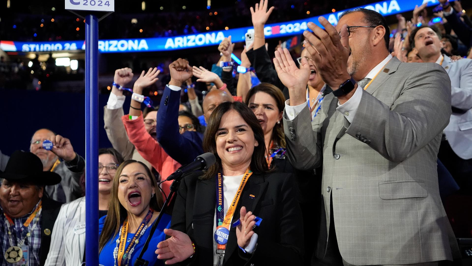 What was Arizona's song at the DNC roll call? | 12news.com