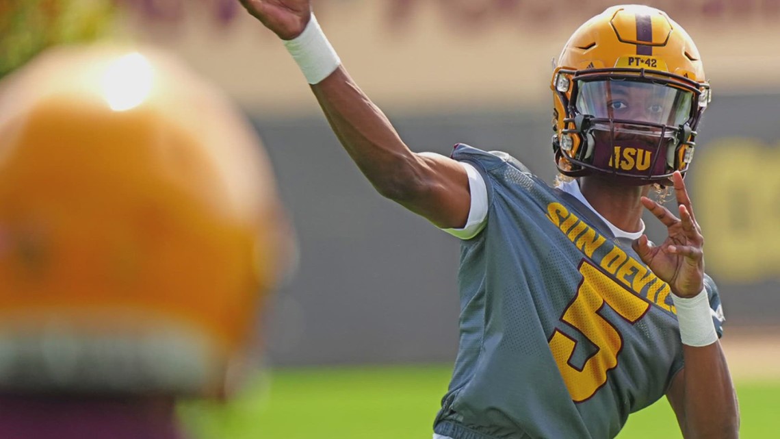ASU QB Rashada talks starting role and playing with his brother | 12news.com