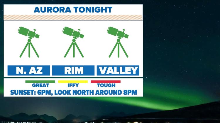 Northern lights may be visible from Arizona tonight | 12news.com