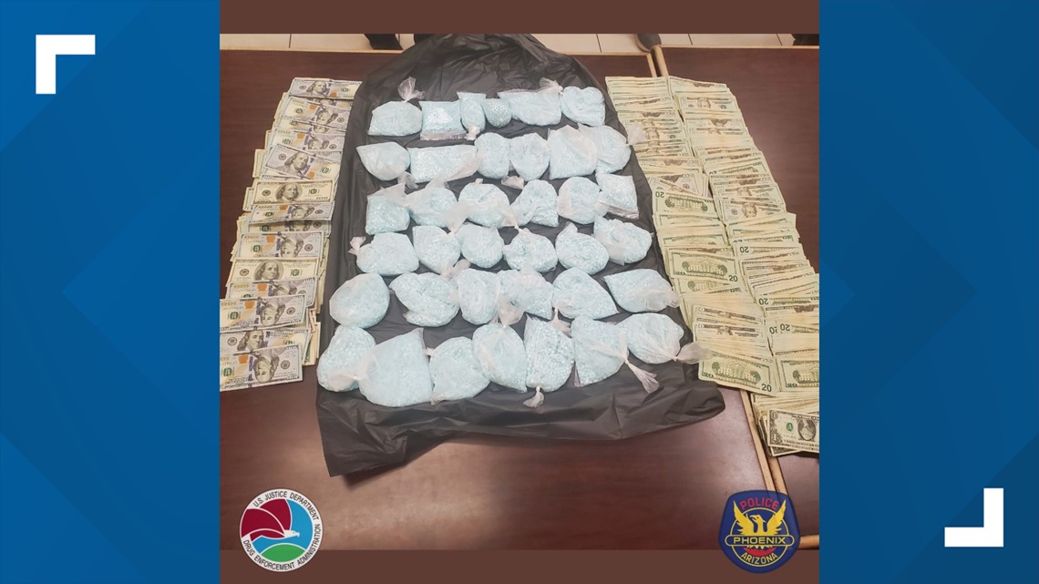 Fentanyl pills, meth, heroin uncovered in Phoenix drug bust | 12news.com