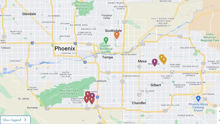 SRP power outages in East Valley, Ahwatukee | 12news.com