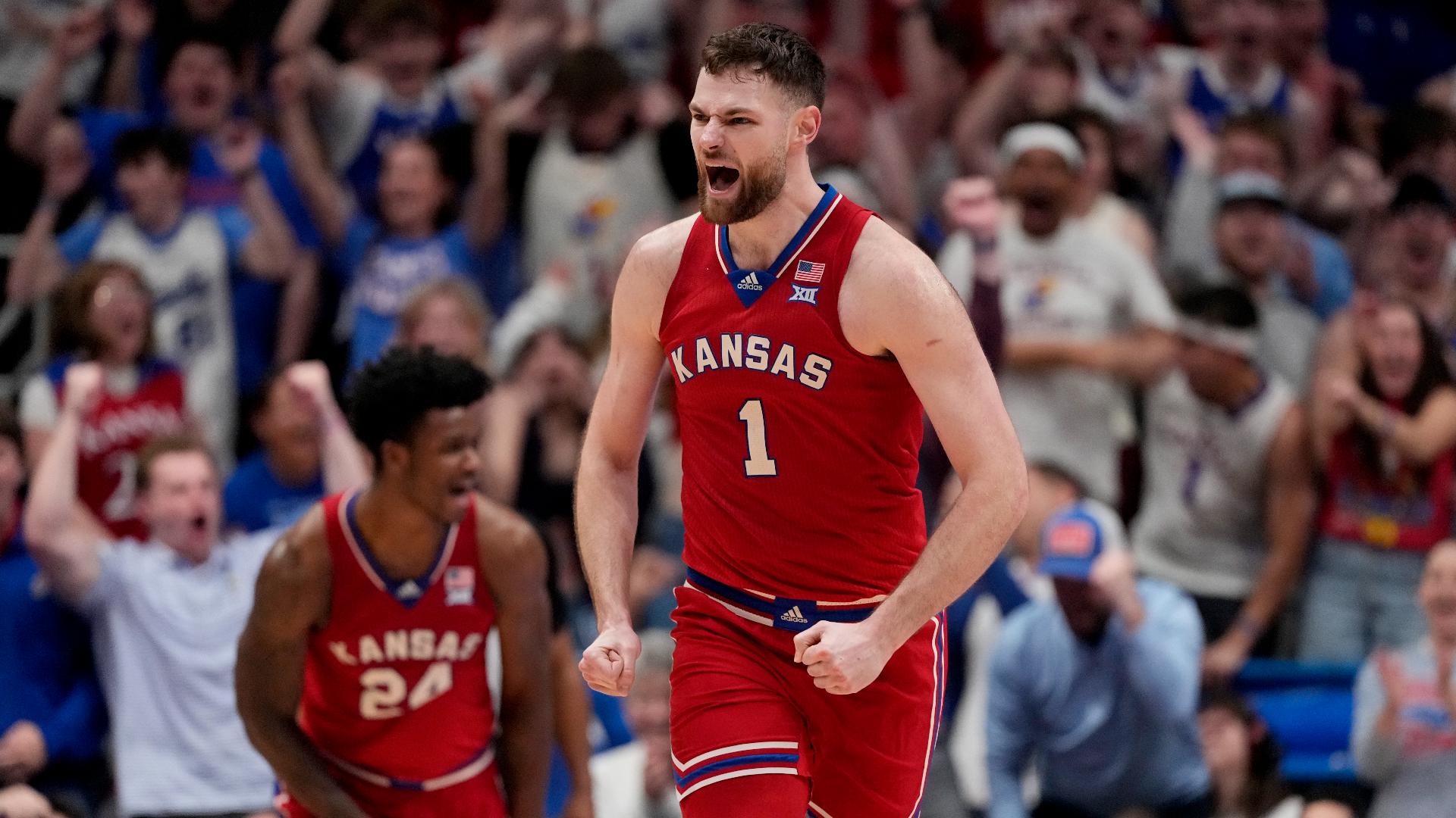 No. 24 Arizona falls to Kansas, 83-76, in regular-season finale ...