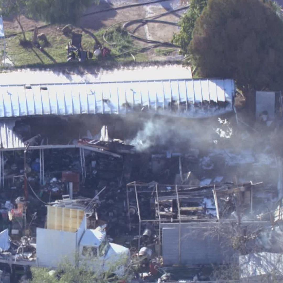 Crews fighting a house fire in Glendale | 12news.com